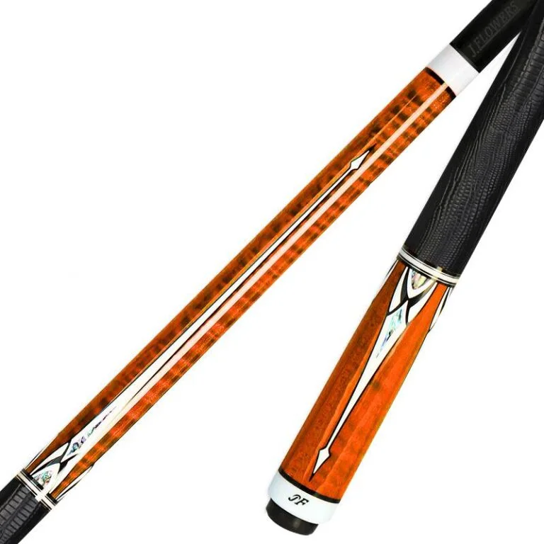 The Jf20-19 Pool Cue JFlowers Cues & Cases has vibrant color options.