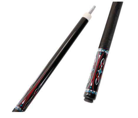 CALCUTTA 2 (Black lizard wrap) - JFlowers Cues & Cases