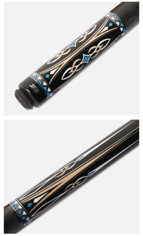 CALCUTTA 4 (Black lizard wrap) - JFlowers Cues & Cases