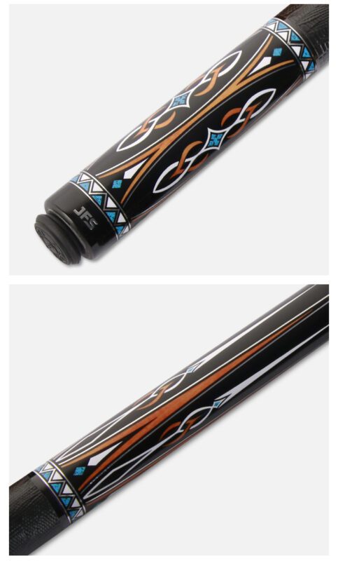 CALCUTTA 1 (Black lizard wrap) - JFlowers Cues & Cases