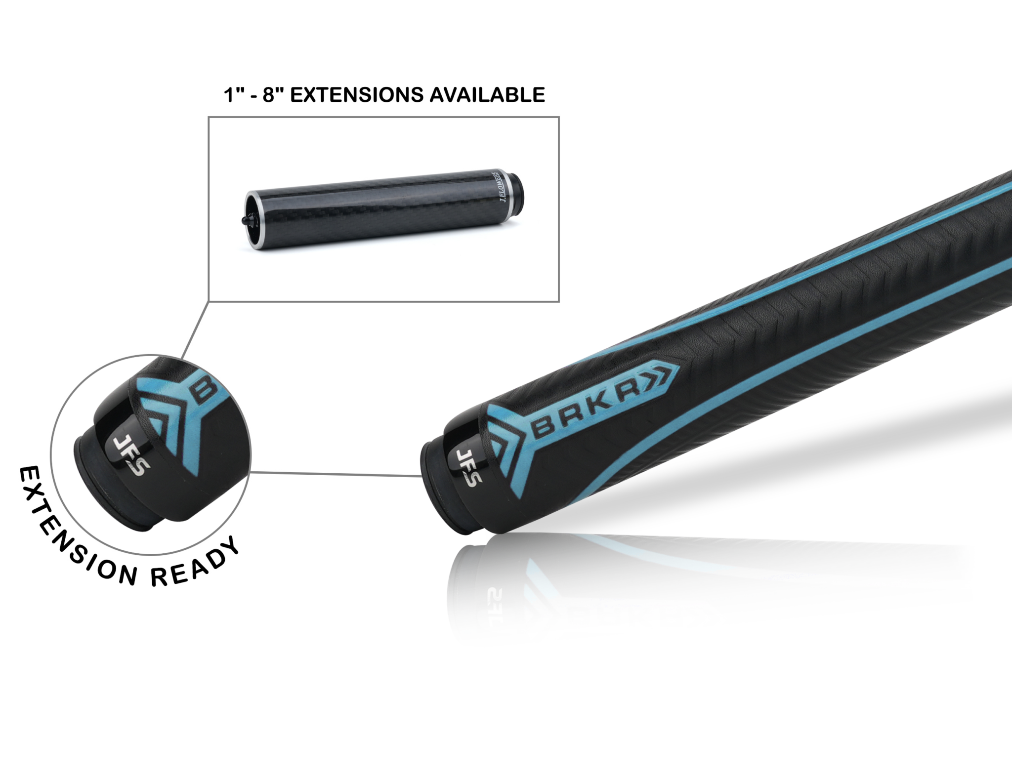 The BRKR Carbon Fiber Break Cue offers the most Bang for Buck