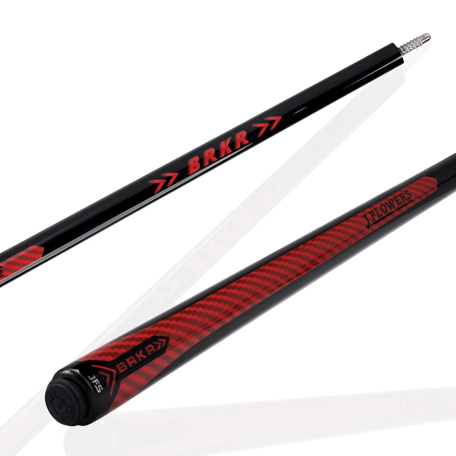 BRKR Red (No wrap) - JFlowers Cues & Cases