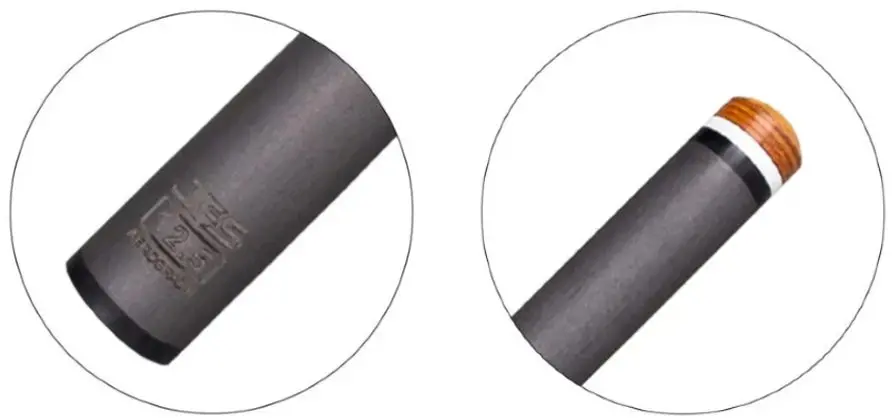 Precision in pool with low-deflection cues and shafts